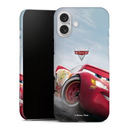 DeinDesign iPhone 16 Plus Handy Premium Case Smartphone Handyh&uuml;lle Schutzh&uuml;lle matt Lightning Mcqueen 95 Official Licensed Product Cars Premium Case