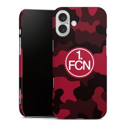 DeinDesign iPhone 16 Plus Handy Premium Case Smartphone Handyh&uuml;lle Schutzh&uuml;lle matt Logo 1. Fcn 1. Fc N&uuml;rnberg Premium Case