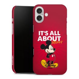 DeinDesign iPhone 16 Plus Handy Premium Case Smartphone Handyh&uuml;lle Schutzh&uuml;lle matt Disney Official Licensed Product Mouse Premium Case