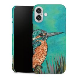 DeinDesign iPhone 16 Plus Handy Premium Case Smartphone Handyh&uuml;lle Schutzh&uuml;lle matt Painting Bird Animals Premium Case