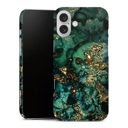 DeinDesign iPhone 16 Plus Handy Premium Case Smartphone Handyh&uuml;lle Schutzh&uuml;lle matt Muster Glitzer Marble Premium Case
