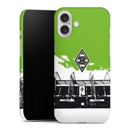 DeinDesign iPhone 16 Plus Handy Premium Case Smartphone Handyh&uuml;lle Schutzh&uuml;lle matt Merchandise Borussia M&ouml;nchengladbach Stadium Premium Case
