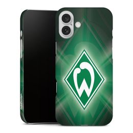 DeinDesign iPhone 16 Plus Handy Premium Case Smartphone Handyh&uuml;lle Schutzh&uuml;lle matt Sv Werder Bremen Coat Of Arms Official Licensed Product Premium Case