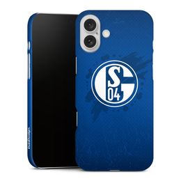 DeinDesign iPhone 16 Plus Handy Premium Case Smartphone Handyh&uuml;lle Schutzh&uuml;lle matt Official Licensed Product Fc Schalke 04 Schalke 04 Premium Case