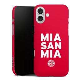 DeinDesign iPhone 16 Plus Handy Premium Case Smartphone Handyh&uuml;lle Schutzh&uuml;lle matt Fcb Mia San Mia Fc Bayern M&uuml;nchen Premium Case