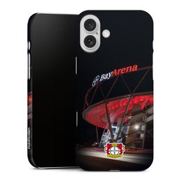 DeinDesign iPhone 16 Plus Handy Premium Case Smartphone Handyh&uuml;lle Schutzh&uuml;lle matt Official Licensed Product Bayer 04 Leverkusen Stadium Premium Case