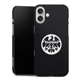 DeinDesign iPhone 16 Plus Handy Premium Case Smartphone Handyh&uuml;lle Schutzh&uuml;lle matt Logo Eintracht Frankfurt Eagle Premium Case