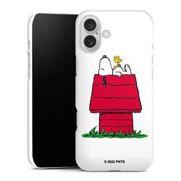 DeinDesign iPhone 16 Plus Handy Premium Case Smartphone Handyh&uuml;lle Schutzh&uuml;lle matt Snoopy Peanuts Official Licensed Product Premium Case