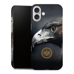 DeinDesign iPhone 16 Plus Handy Premium Case Smartphone Handyh&uuml;lle Schutzh&uuml;lle matt Eintracht Frankfurt Eagle Official Licensed Product Premium Case