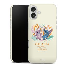 DeinDesign iPhone 16 Plus Handy Premium Case Smartphone Handyh&uuml;lle Schutzh&uuml;lle matt Official Licensed Product Lilo & Stitch Disney Premium Case