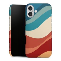 DeinDesign iPhone 16 Plus Handy Premium Case Smartphone Handyh&uuml;lle Schutzh&uuml;lle matt Ombre Wave Colour Premium Case