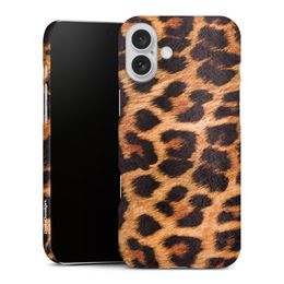 DeinDesign iPhone 16 Plus Handy Premium Case Smartphone Handyh&uuml;lle Schutzh&uuml;lle matt Animal Print Leopard Fur Premium Case