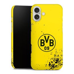 DeinDesign iPhone 16 Plus Handy Premium Case Smartphone Handyh&uuml;lle Schutzh&uuml;lle matt Borussia Dortmund Borusse Official Licensed Product Premium Case