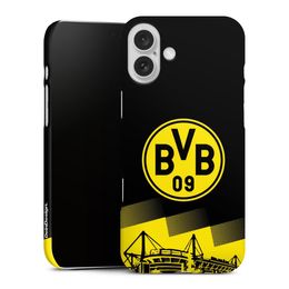 DeinDesign iPhone 16 Plus Handy Premium Case Smartphone Handyh&uuml;lle Schutzh&uuml;lle matt Borussia Dortmund Stadium Bvb Premium Case