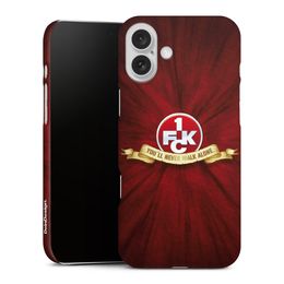 DeinDesign iPhone 16 Plus Handy Premium Case Smartphone Handyh&uuml;lle Schutzh&uuml;lle matt Logo Official Licensed Product 1. Fc Kaiserslautern Premium Case