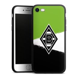 DeinDesign iPhone SE (2022) Handy Premium Silikon H&uuml;lle Handyh&uuml;lle schwarz Case Borussia M&ouml;nchengladbach Bmg Official Licensed Product Silikon Premium Case