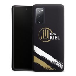 DeinDesign Galaxy S20 FE Handy Premium Silikon H&uuml;lle Handyh&uuml;lle schwarz Case Thw Kiel Handball Logo Silikon Premium Case