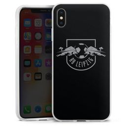 DeinDesign iPhone Xs Max Handy Silikon H&uuml;lle Case transparent Handyh&uuml;lle Official Licensed Product Logo Rb Leipzig Silikon Case