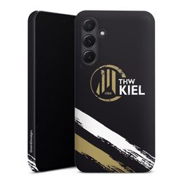DeinDesign Galaxy A35 5G Handy Premium Case Smartphone Handyh&uuml;lle Schutzh&uuml;lle matt Logo Handball Thw Kiel Premium Case