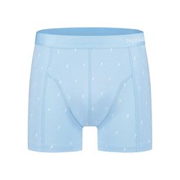 Pockies Boxershorts Herren Gr&ouml;&szlig;e XL hellblau / wei&szlig;