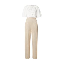 ABOUT YOU Jumpsuit 'Josy' Damen Gr&ouml;&szlig;e M gold / wei&szlig;