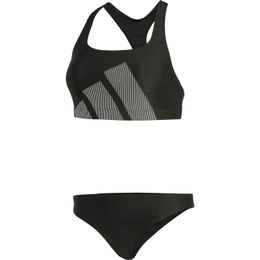 Adidas Big Bars Bikini Set Damen - Gr&ouml;&szlig;e 42 - schwarz