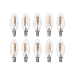 Arcchio LED-Leuchtmittel Filament E14 Kerze 10er-Set, 3000 K
