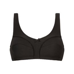 Viania sheego Gro&szlig;e Gr&ouml;&szlig;en BH ohne B&uuml;gel mit verst&auml;rkten Untercups, schwarz, Gr&ouml;&szlig;e 85E - Damen