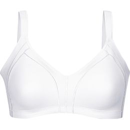 Naturana sheego Gro&szlig;e Gr&ouml;&szlig;en Minimizer-BH ohne B&uuml;gel mit St&uuml;tze, wei&szlig;, Gr&ouml;&szlig;e 105B - Damen