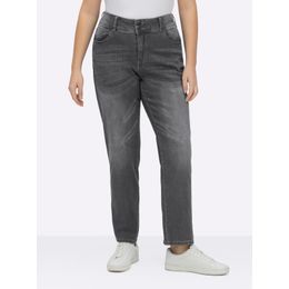 sheego Gro&szlig;e Gr&ouml;&szlig;en Jeans mit Nieten an den Taschen, grey-denim, Gr&ouml;&szlig;e 46 - Damen