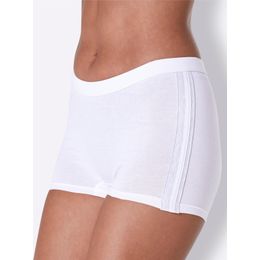 w&auml;schepur sheego Gro&szlig;e Gr&ouml;&szlig;en Longpanty im Vorteilspack, wei&szlig;, Gr&ouml;&szlig;e 44/46 - Damen