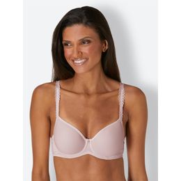 Viania sheego Gro&szlig;e Gr&ouml;&szlig;en T-Shirt-BH mit B&uuml;gel , aus Spacer-Material, puder, Gr&ouml;&szlig;e 80D - Damen