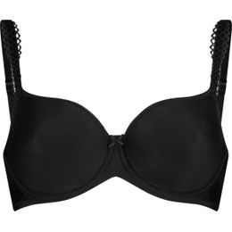 Viania sheego Gro&szlig;e Gr&ouml;&szlig;en T-Shirt-BH mit B&uuml;gel , aus Spacer-Material, schwarz, Gr&ouml;&szlig;e 85F - Damen