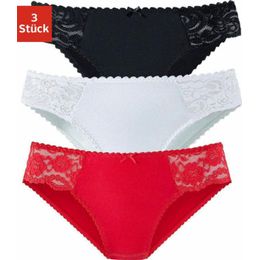 sheego Gro&szlig;e Gr&ouml;&szlig;en Jazz-Pants Slips, rot, schwarz, wei&szlig;, Gr&ouml;&szlig;e 48/50 - Damen