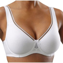 sheego Gro&szlig;e Gr&ouml;&szlig;en Minimizer-BH, 2xwei&szlig;, Gr&ouml;&szlig;e 100F - Damen