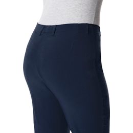 sheego Gro&szlig;e Gr&ouml;&szlig;en Bengalinhose in gerader Form, marine, Gr&ouml;&szlig;e 27 - Damen