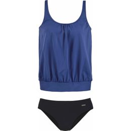Lascana sheego Gro&szlig;e Gr&ouml;&szlig;en Oversize-Tankini, blau, Gr&ouml;&szlig;e 56A/B/C/D - Damen