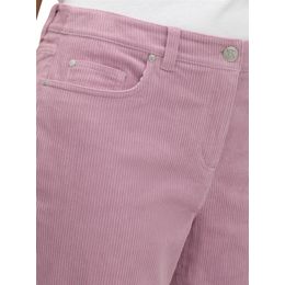 sheego Gro&szlig;e Gr&ouml;&szlig;en Cordhose in Bootcut-Beinform, mauve, Gr&ouml;&szlig;e 54 - Damen