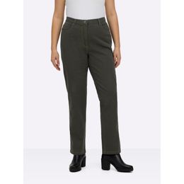 sheego Gro&szlig;e Gr&ouml;&szlig;en 5-Pocket-Jeans mit Stretch-Anteil, blue-bleached, Gr&ouml;&szlig;e 22 - Damen