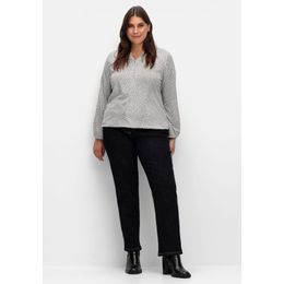 sheego Gro&szlig;e Gr&ouml;&szlig;en 5-Pocket-Jeans mit Stretch-Anteil, dark blue, Gr&ouml;&szlig;e 50 - Damen