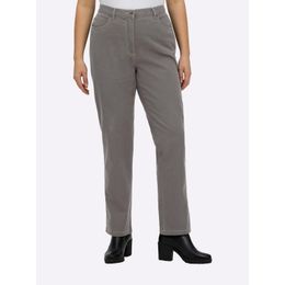 sheego Gro&szlig;e Gr&ouml;&szlig;en 5-Pocket-Jeans mit Stretch-Anteil, taupe-denim, Gr&ouml;&szlig;e 52 - Damen