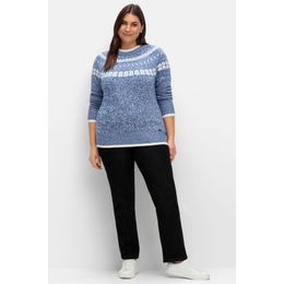 sheego Gro&szlig;e Gr&ouml;&szlig;en 5-Pocket-Jeans mit Stretch-Anteil, black-denim, Gr&ouml;&szlig;e 215 - Damen