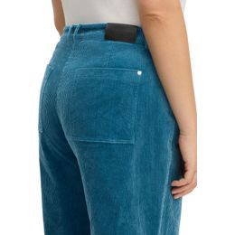 sheego Gro&szlig;e Gr&ouml;&szlig;en Cordhose mit weitem Bein, topas, Gr&ouml;&szlig;e 52 - Damen