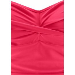 Lascana sheego Gro&szlig;e Gr&ouml;&szlig;en Badeanzug, rot, Gr&ouml;&szlig;e 44B - Damen