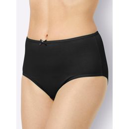 w&auml;schepur sheego Gro&szlig;e Gr&ouml;&szlig;en Taillenslip in Single-Jersey-Qualit&auml;t, schwarz, Gr&ouml;&szlig;e 54 - Damen