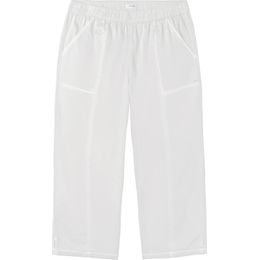 sheego Gro&szlig;e Gr&ouml;&szlig;en 7/8-Hose in weiter Form, wei&szlig;, Gr&ouml;&szlig;e 48 - Damen
