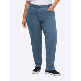 sheego Gro&szlig;e Gr&ouml;&szlig;en Jeans mit Stretch-Anteil, blue-bleached, Gr&ouml;&szlig;e 48 - Damen