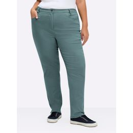 sheego Gro&szlig;e Gr&ouml;&szlig;en Jeans mit Stretch-Anteil, jade, Gr&ouml;&szlig;e 195 - Damen