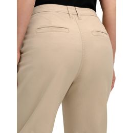 sheego Gro&szlig;e Gr&ouml;&szlig;en Chinohose mit Paspeltaschen hinten, beige, Gr&ouml;&szlig;e 46 - Damen
