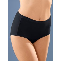 Nina von C. sheego Gro&szlig;e Gr&ouml;&szlig;en Taillenslip aus Baumwoll-Stretch, schwarz, Gr&ouml;&szlig;e 46 - Damen